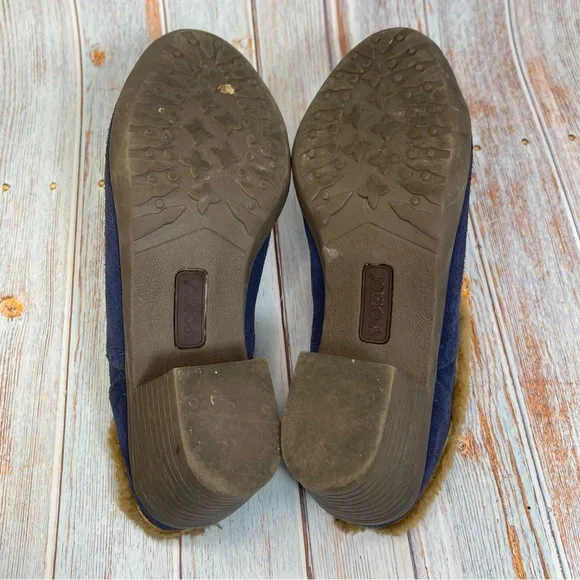 Sporto | Shoes | Sporto Nan Faux Fur Navy Weatherproof Suede Ankle ...